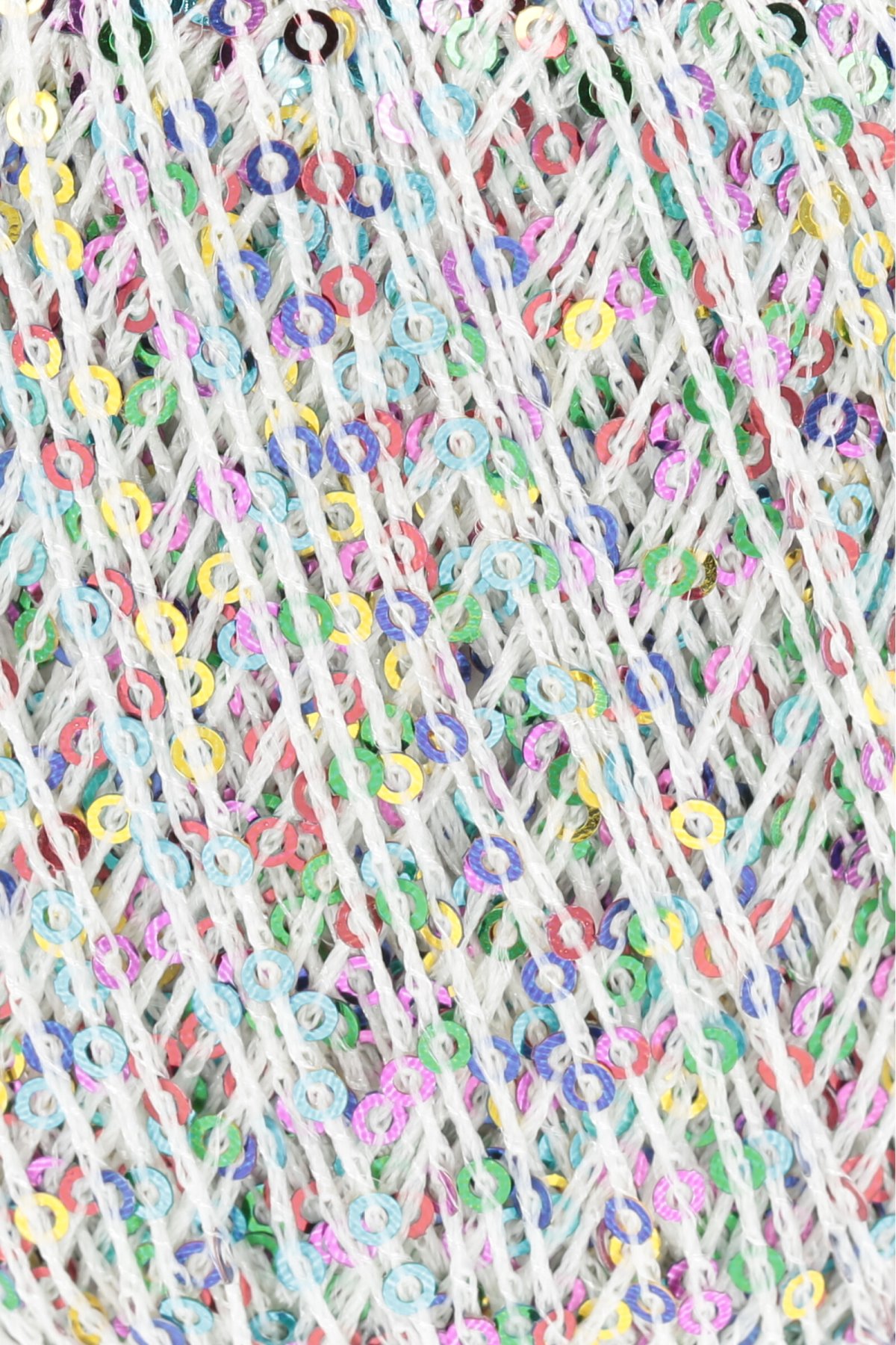 Garn med glimmer og pallietter - Garn og Craft